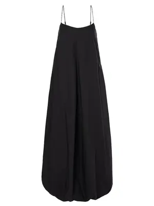 Faithfull The Brand Cotton Maxi Dress - Black