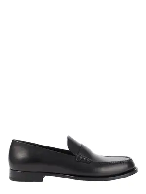 THE ROW The Row Novus Leather Loafers Black