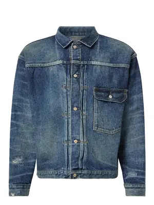 Junya Watanabe X New Manual Denim Jacket - Blue