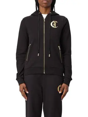 Just Cavalli Zip-up Hoodie - Black