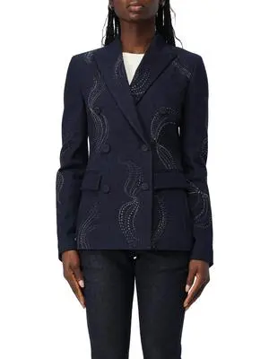 DONDUP Embellished Double-breasted Blazer - Blue