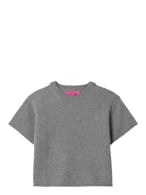 THE ELDER STATESMAN Boxy Cashmere Sweater - Gray