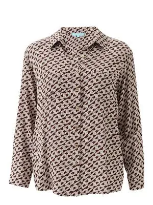 Melissa Odabash Millie Printed Shirt - Chain