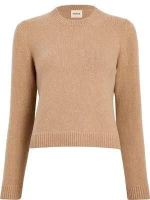 Khaite Leta Cashmere Sweater Biscotti