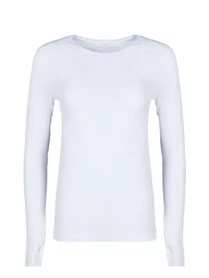 Sweaty Betty Athlete Seamless Long-sleeved Top - White