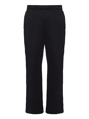 REPRESENT Initial Two-slip-pockets Straight-leg Relaxed-fit Cotton-jersey Jogging Bottoms - Black