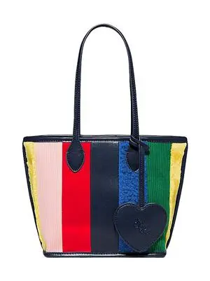 Stoney Clover Lane Mini Tote Bag - Panel Rainbow