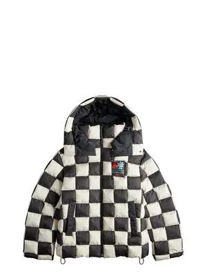 COACHTOPIA Loop Puffer Jacket With Checkerboard Quilting - Black/cloud