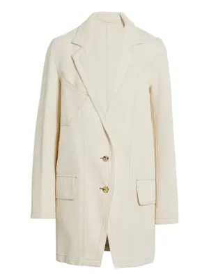 MAX MARA Max Mara Cotton And Linen-Blend Twill Blazer