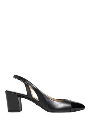 STUART WEITZMAN Patent Leather Slingback Pumps - Black