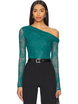AFRM Barry Lace Top - Spruce