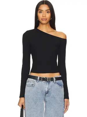 Superdown Corinne Off Shoulder Top - Black