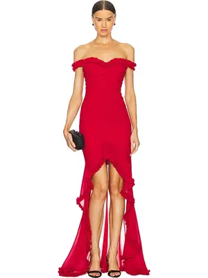 Majorelle Chandra Gown Red
