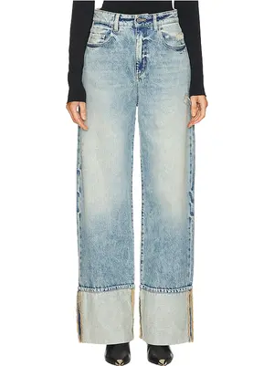ICON DENIM LA Kiki Wide Leg Jeans - Denim Medium