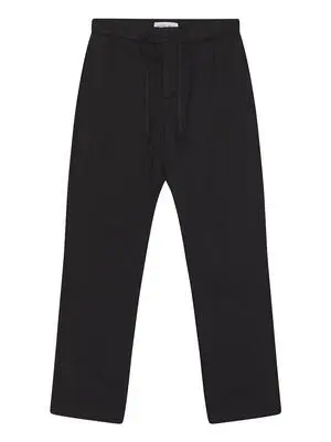 Frescobol Carioca Frescobol Carioca Oscar Linen Chino Pant Black