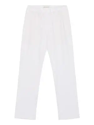 Frescobol Carioca Frescobol Carioca Oscar Linen Chino Pant White