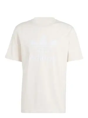 Adidas Adicolor Trefoil Tee Shirt Wonder White