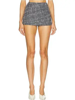 Majorelle Evelyn Tweed Skort - Black