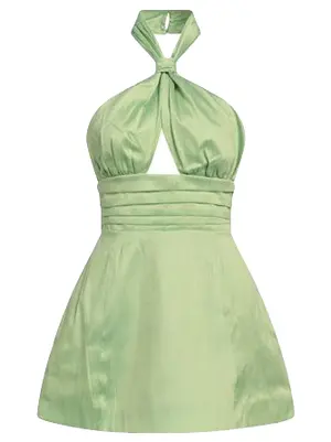 JIJIL Halterneck Mini Dress - Green