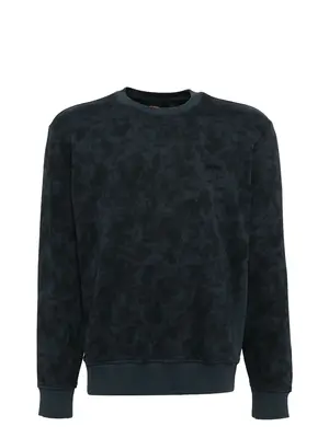 BOSS Tie-dye Effect Sweatshirt - Blue