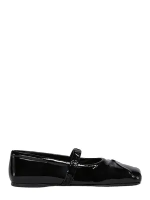 Marni Patent-finish Ballerina Shoes - Black