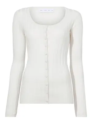 Proenza Schouler White Label Hattie Cardigan - White