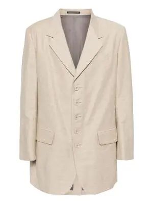 Y’s Single-breasted Blazer - Neutrals