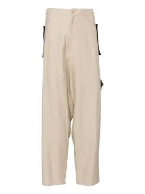 Y’s Straight-leg Trousers - Neutrals
