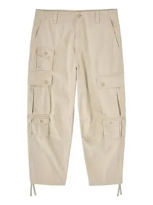Carhartt Work In Progress Straight-leg Cotton Cargo Trousers - Beige