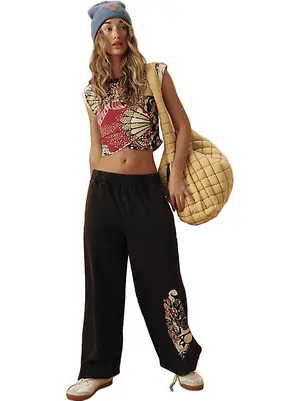 Free People Hot Shot Logo Crossover Set Wildflower Combo