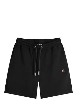 A BATHING APE One Point Sweat Short - Black