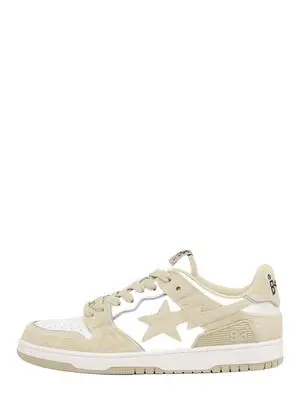 A BATHING APE Sta #3 Sneakers - Beige