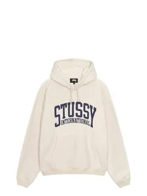 StÜssy International Relaxed Fit Hoodie - Ivory