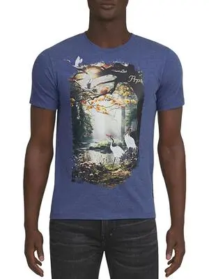 PRPS Mohawk Short Sleeve Graphic Tee - Blue