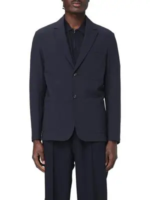 Emporio Armani Textured Blazer - Navy