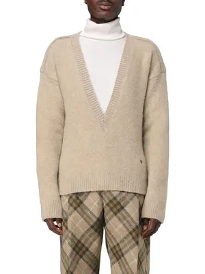 Burberry Pullover Sweater - Beige