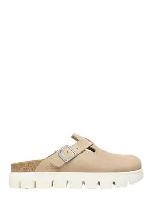 BIRKENSTOCK Buckled Clogs - Beige