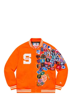 Supreme Varsity Jacket - Orange