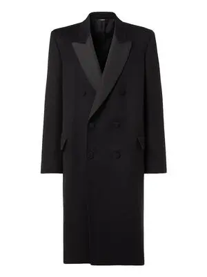Loro Piana Renato Double-breasted Cashmere Coat - Black