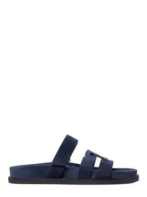 Tory Burch Tory Burch Ines Suede Mule Sandals Navy