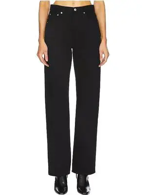 RE/DONE RE/DONE 90s High Rise Loose In Black. Black