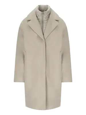 DUNO Miranda Cotton Blend Coat - Beige