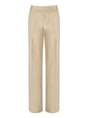 Federica Tosi Wide-leg Trousers - Beige