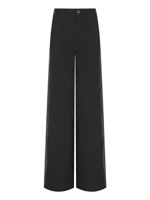 Essentiel Antwerp Wide Leg Trousers - Black
