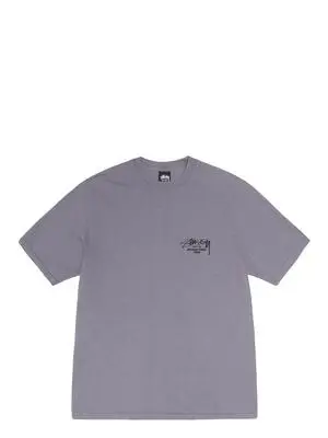 StÜssy Beat Sounds Pigment Dyed Tee Shirt - Shark