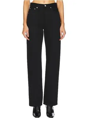 RE/DONE 90s High Rise Loose Jeans - Black