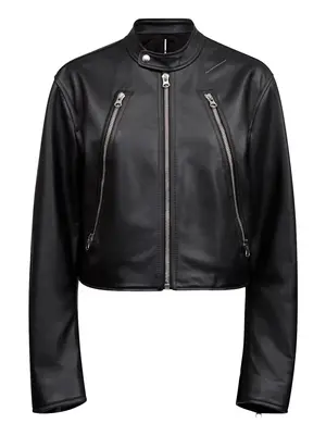 MAISON MARGIELA MM6 Maison Margiela Leather Biker Jacket