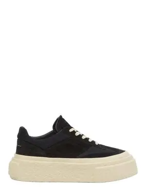 MAISON MARGIELA Leather Sneakers - Black