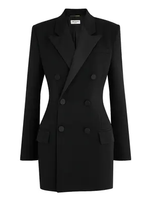 Saint Laurent Double-breasted Blazer - Black