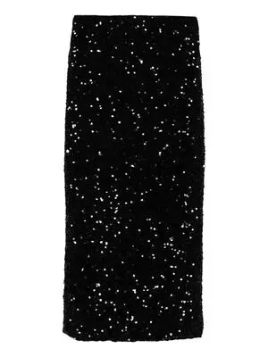 ROTATE BY BIRGER CHRISTENSEN ROTATE BIRGER CHRISTENSEN Sequined Midi Skirt